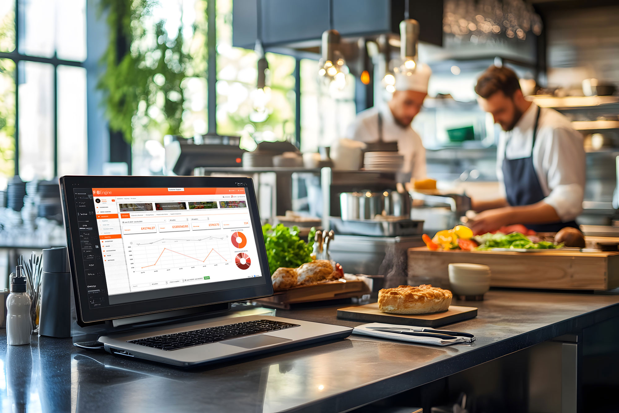Hospitality Management Software - Kitchen Cut