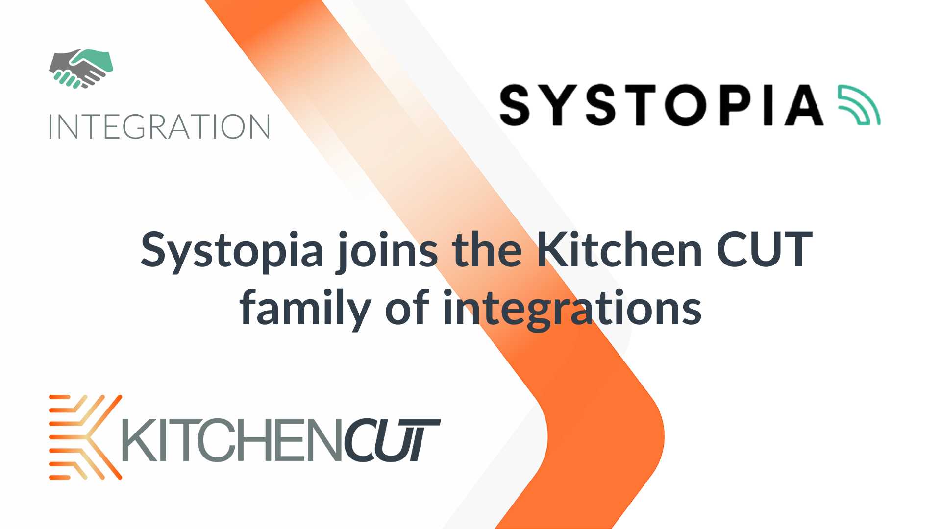 Kitchen CUT welcomes Systopia into its family of integrations - Kitchen Cut